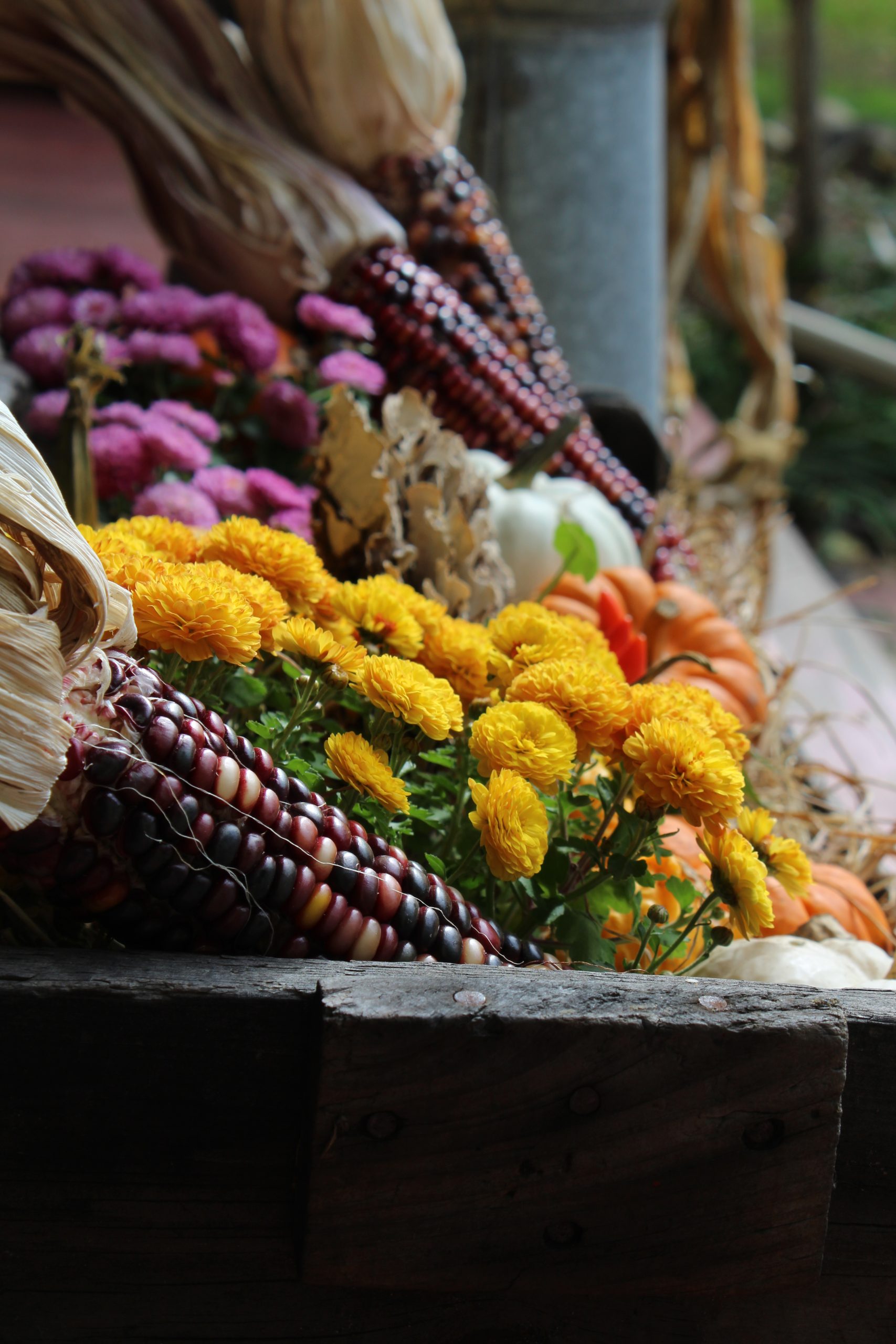 Fall Planter Box Easy and Unique DIY Decor - Little Fisher Farmhouse