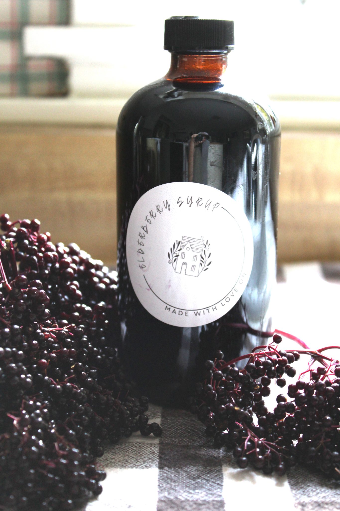 Quick and Easy Elderberry Syrup! - Little Fisher Farmhouse