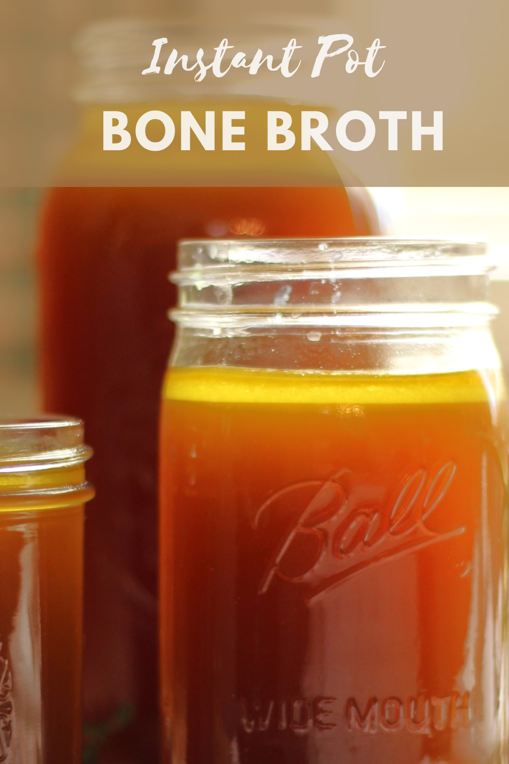 Instant Pot Bone Broth Recipe - Little Fisher Farmhouse